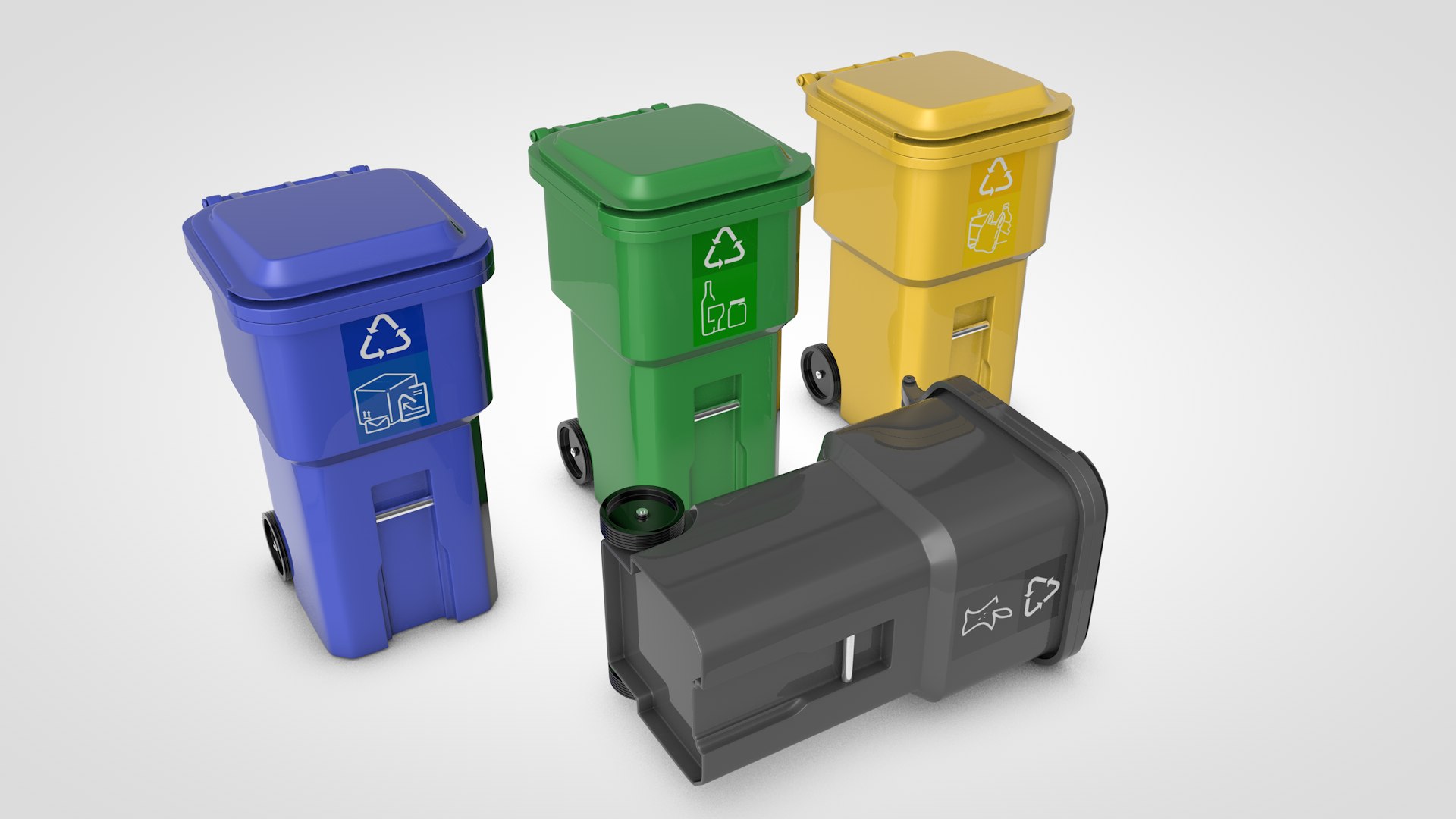 Recycle Bin 3D Model - TurboSquid 1380831