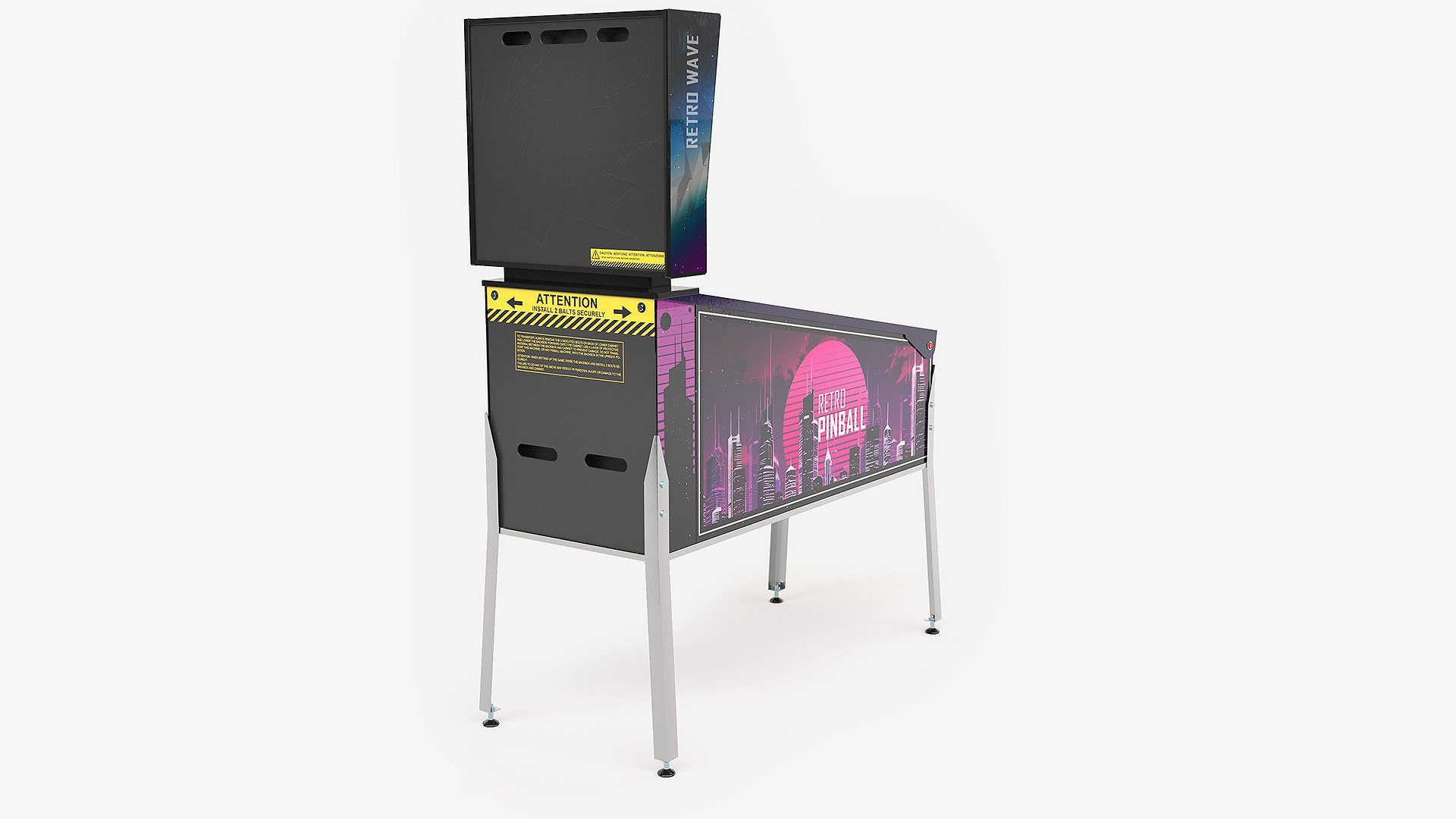 Pinball Machine 3D - TurboSquid 2239429