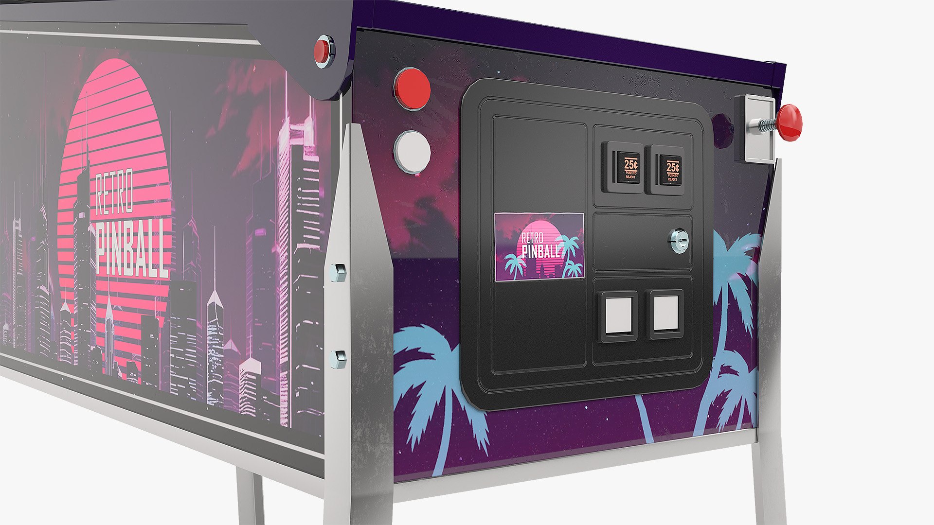 Pinball Machine 3D - TurboSquid 2239429