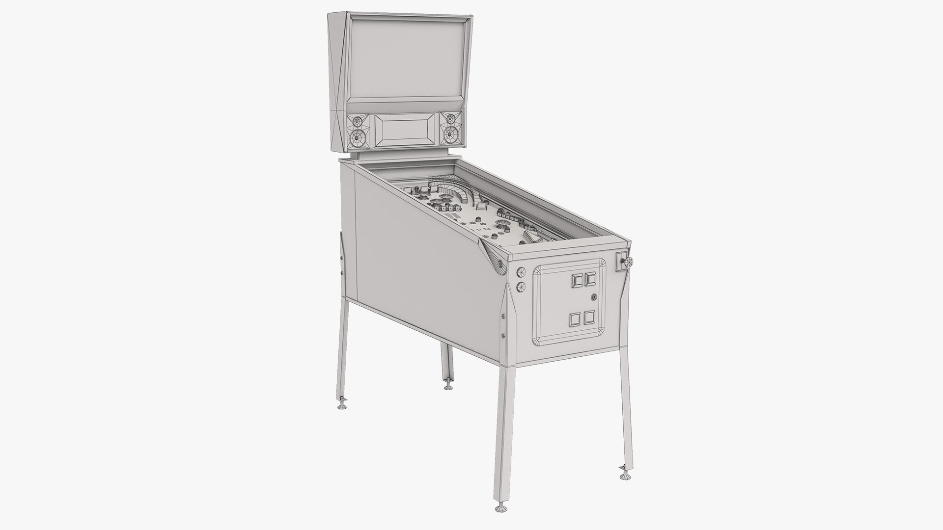 Pinball Machine 3D - TurboSquid 2239429