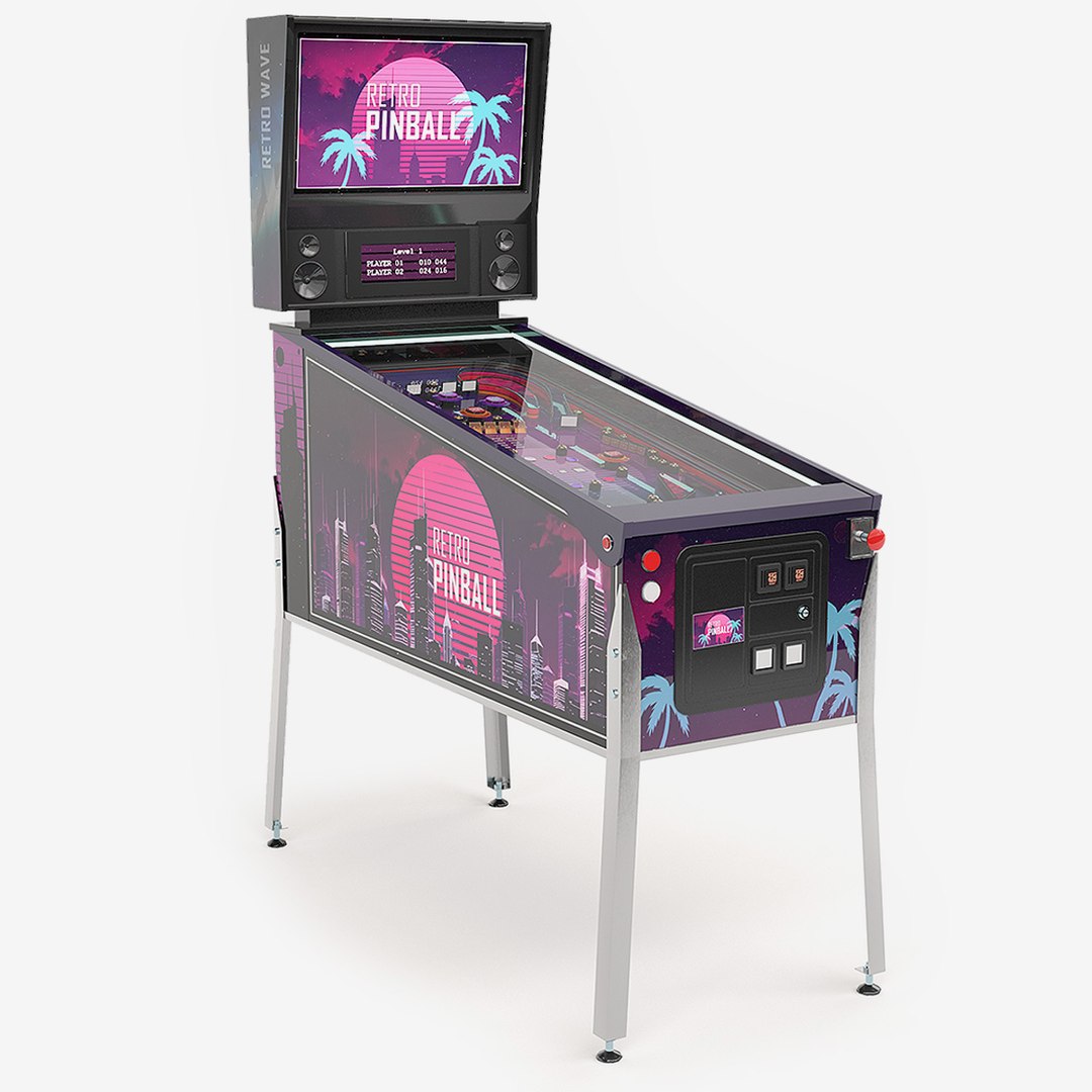 Pinball Machine 3D - TurboSquid 2239429