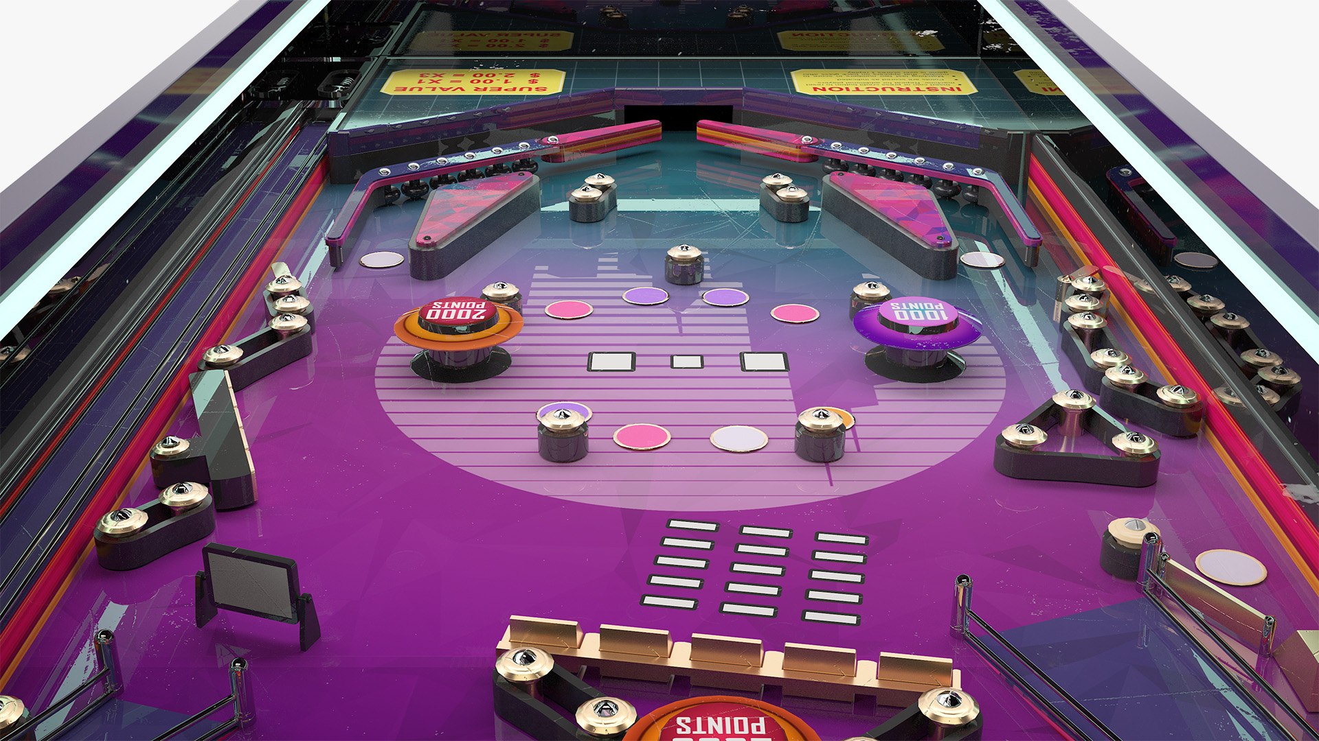 Pinball Machine 3D - TurboSquid 2239429