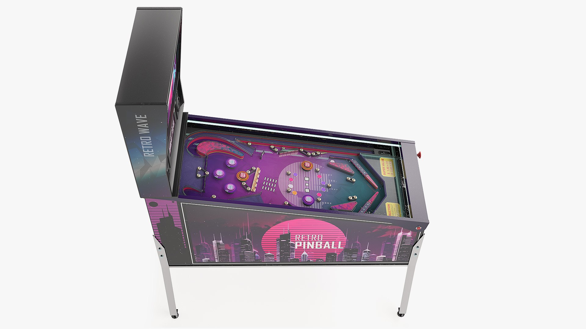 Pinball Machine 3D - TurboSquid 2239429