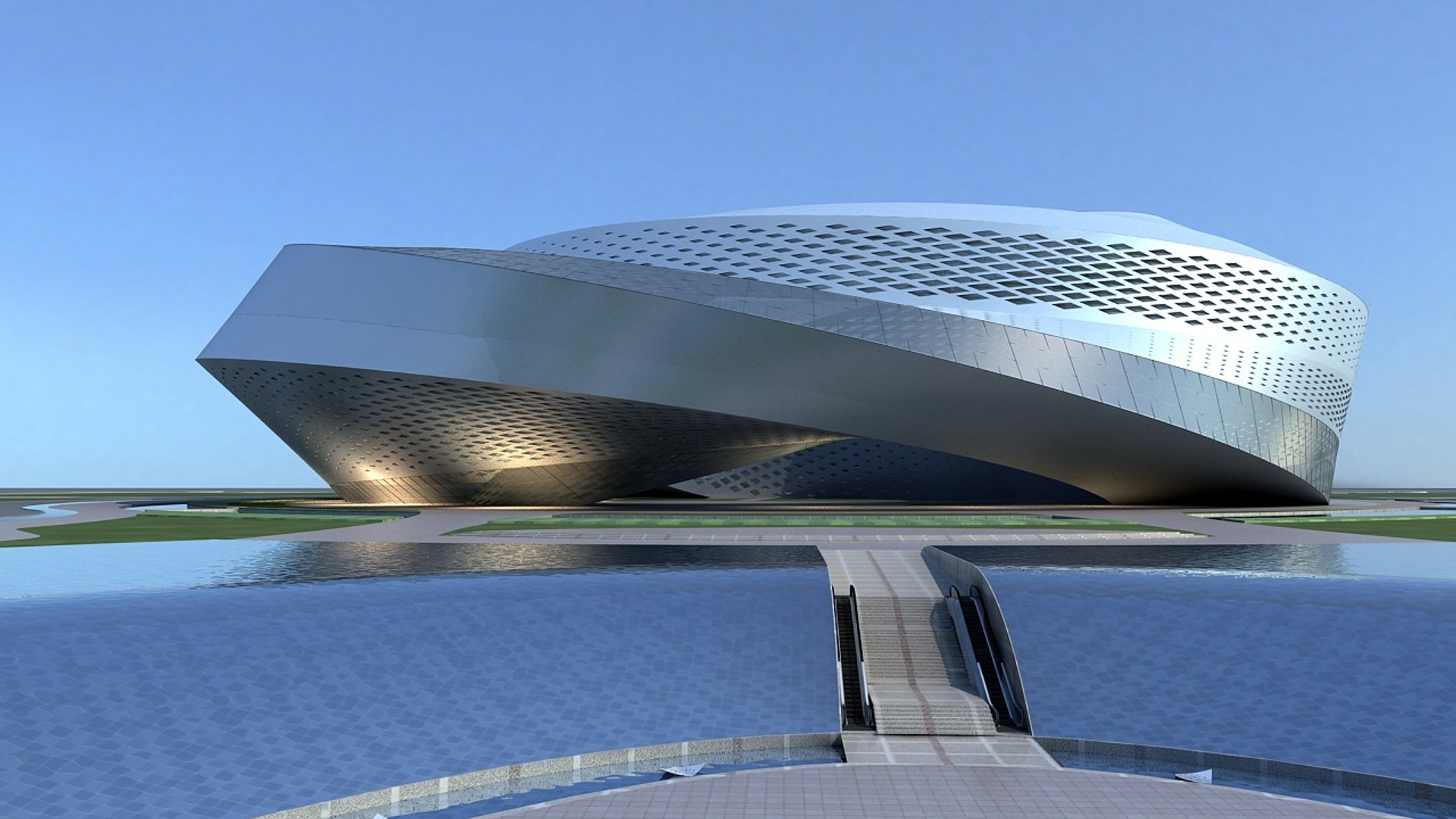 Exhibition Hall 3D model - TurboSquid 2074909