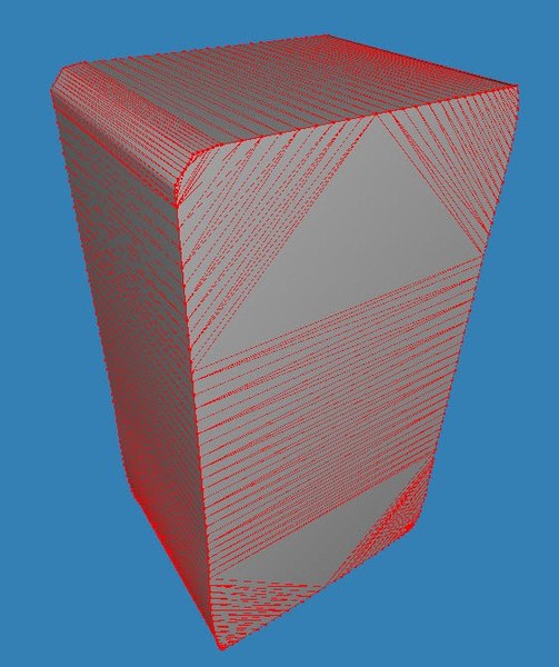 antique rectangular radio 3d 3ds