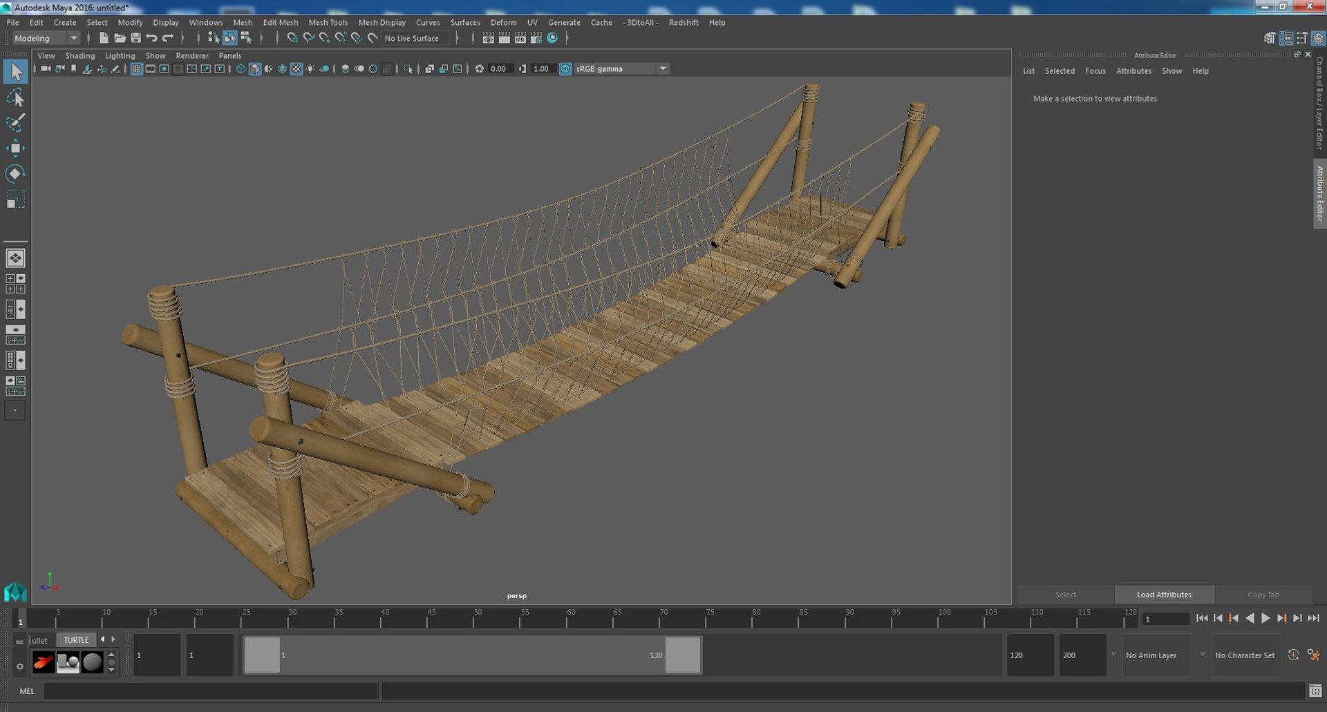 Short Rope Bridge 3D Model - TurboSquid 2098146