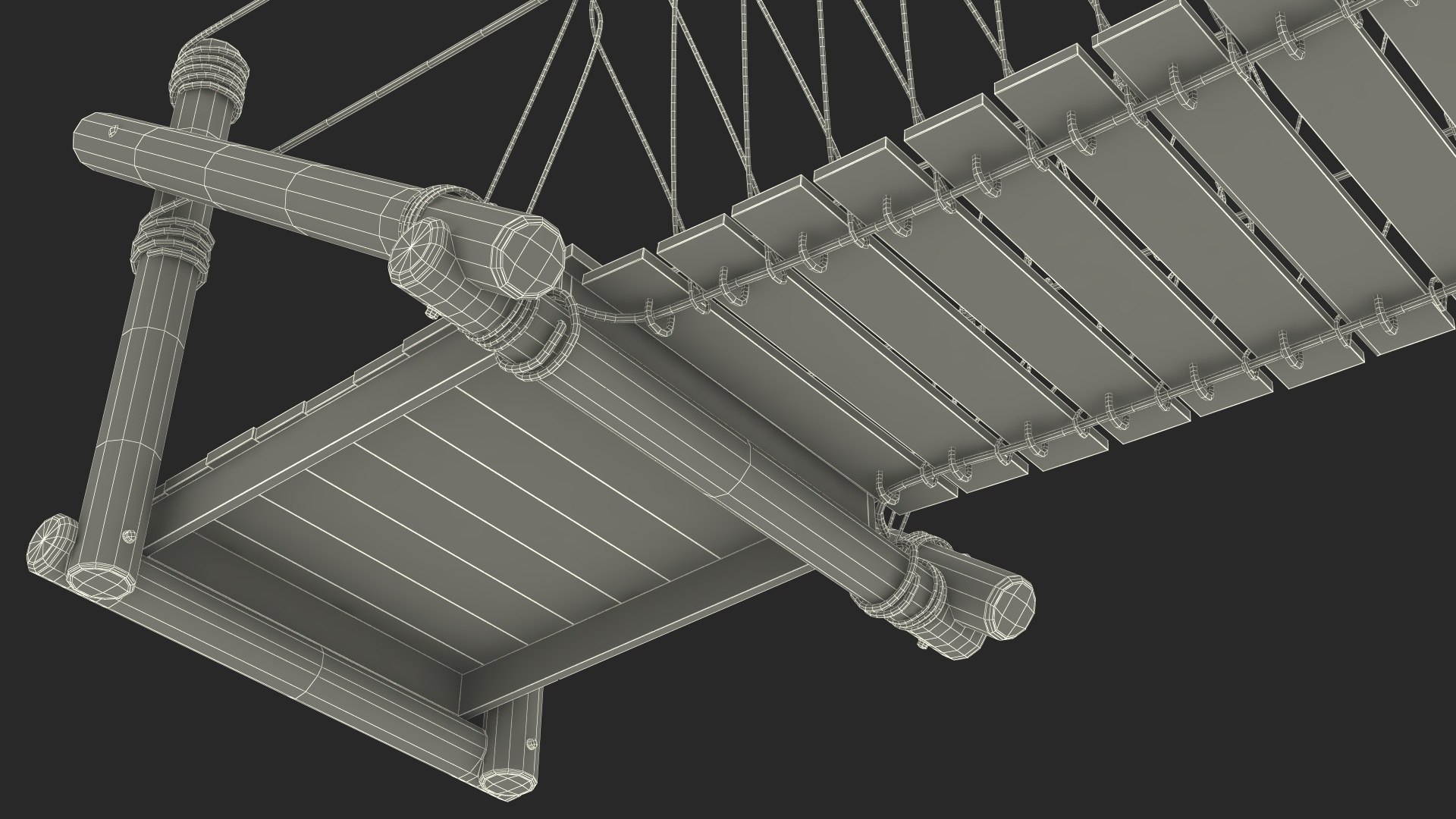 Short Rope Bridge 3D Model - TurboSquid 2098146