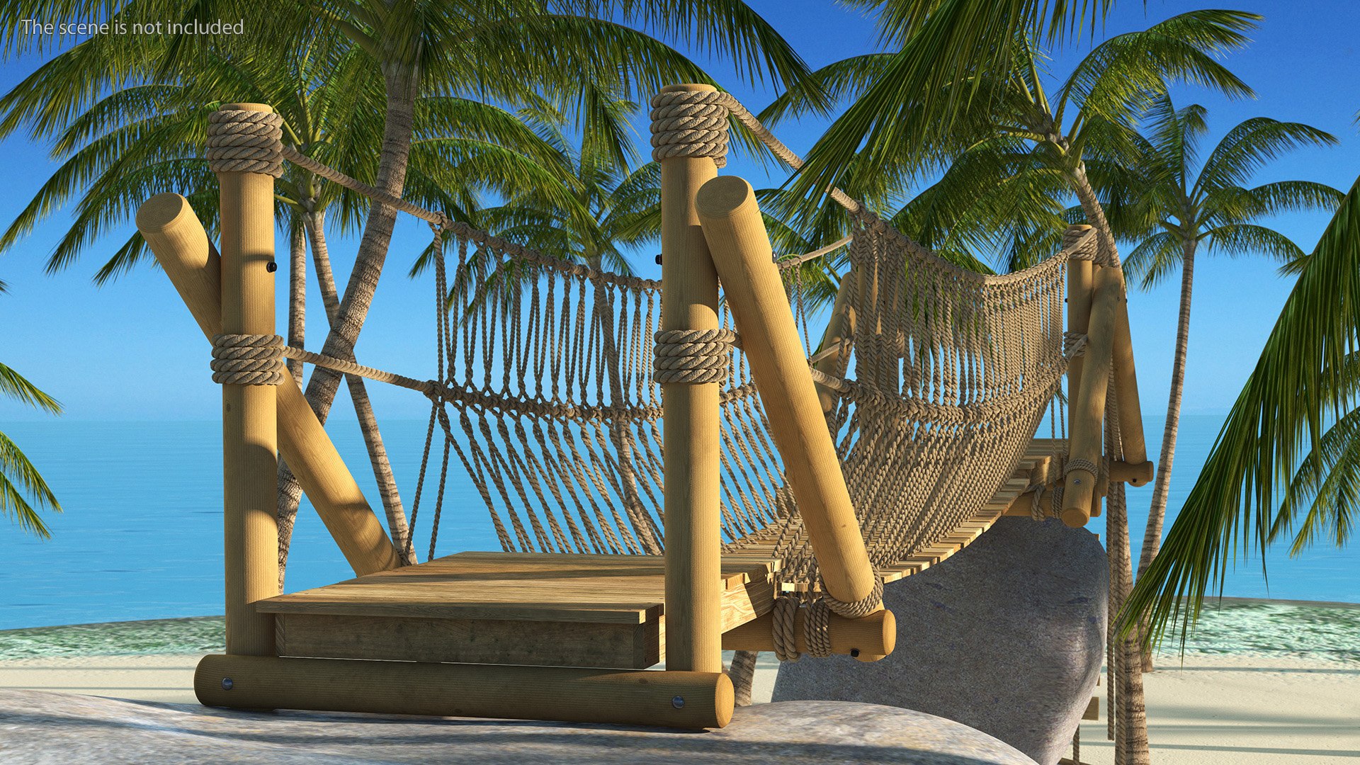 Short Rope Bridge 3D Model - TurboSquid 2098146