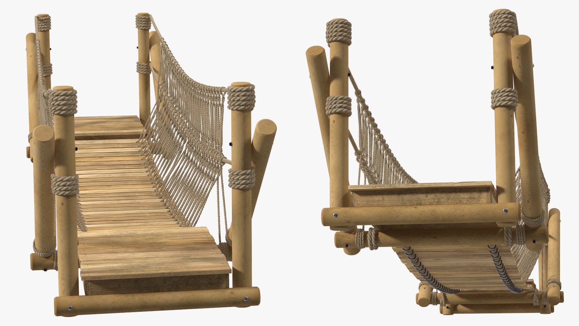Short Rope Bridge 3D Model - TurboSquid 2098146