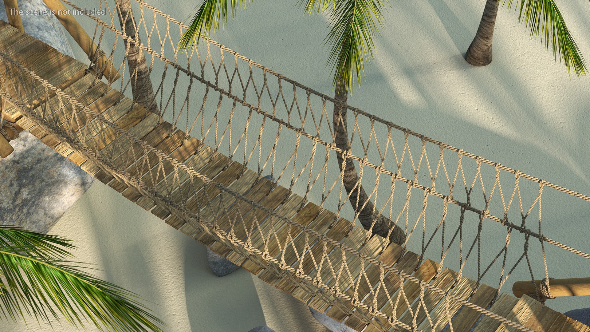 Short Rope Bridge 3D Model - TurboSquid 2098146