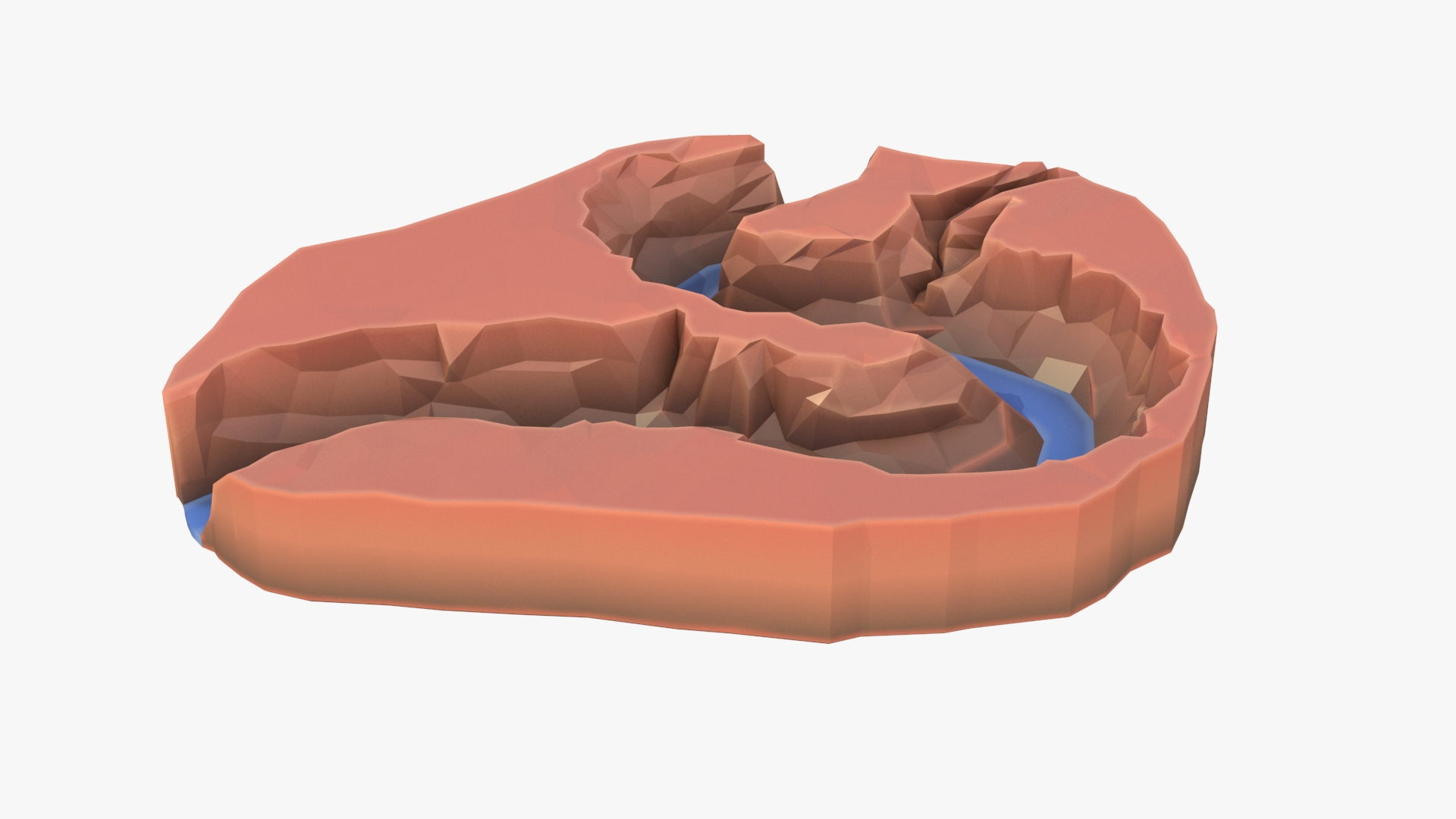 3D Low Poly Cartoon Model Grand Canyon - TurboSquid 2382957