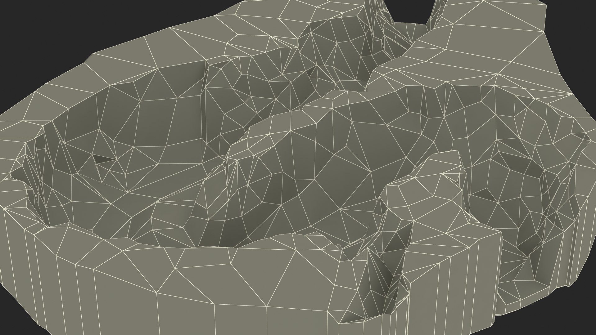 3D Low Poly Cartoon Model Grand Canyon - TurboSquid 2382957