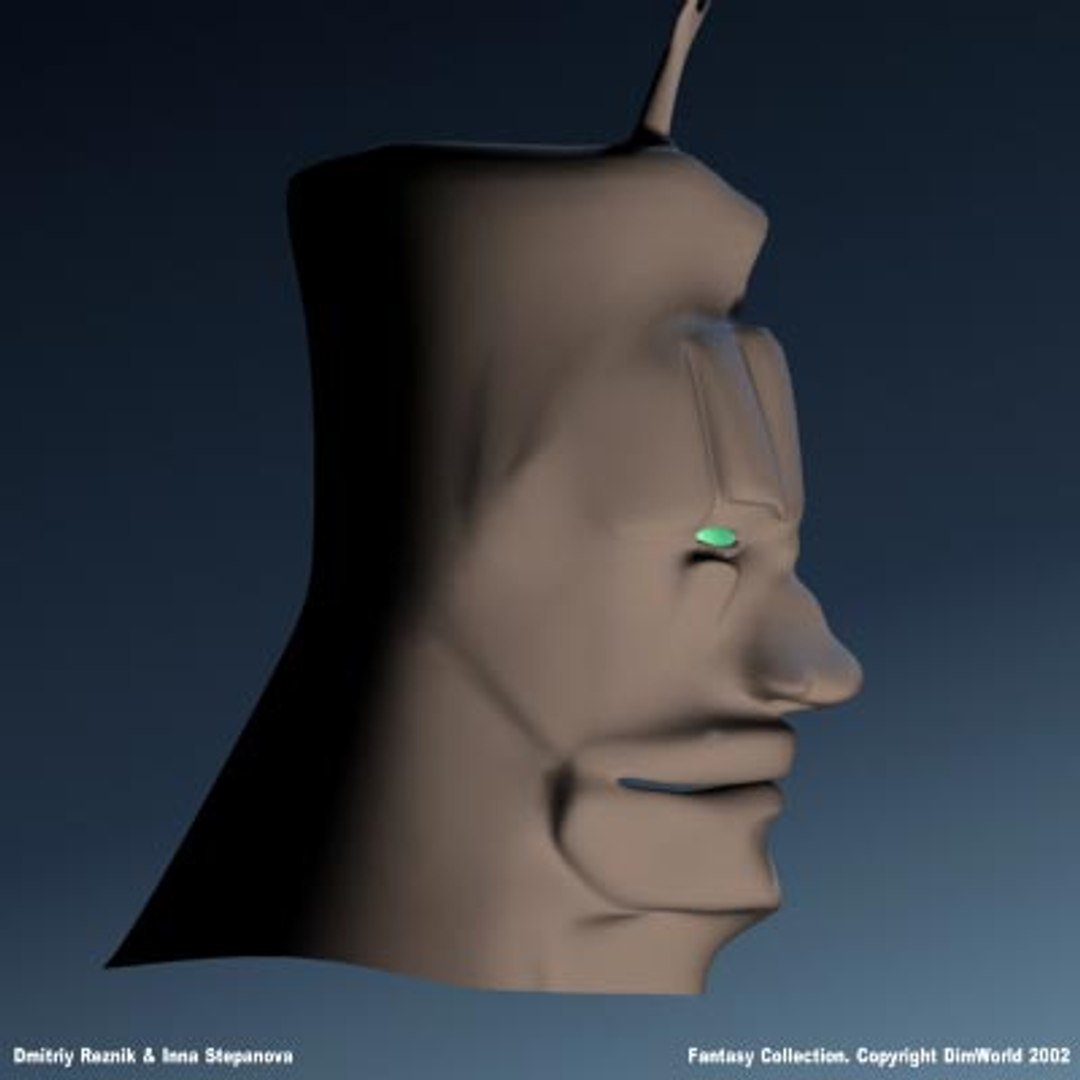 3d model fantasy character dendroid