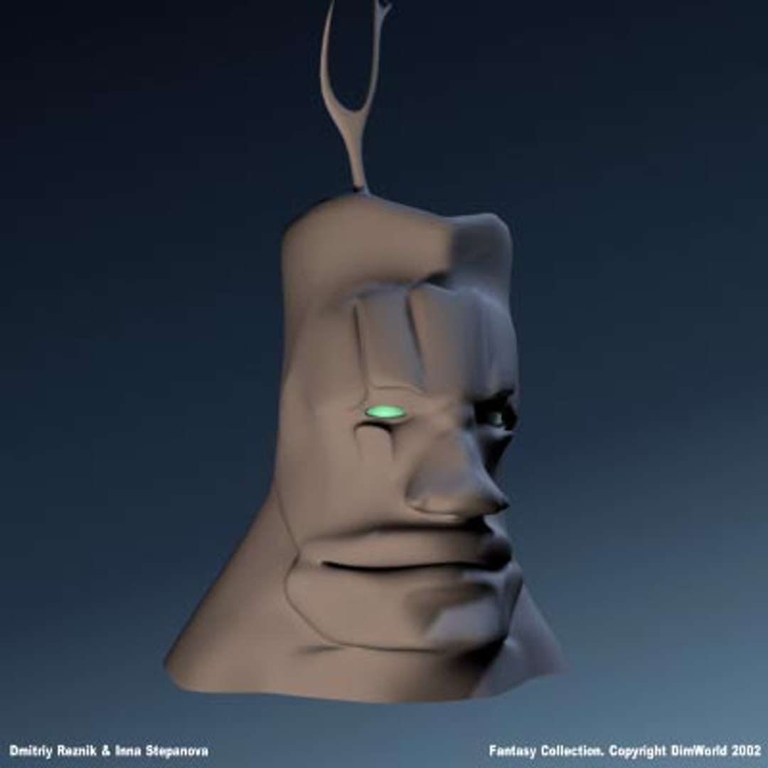 3d model fantasy character dendroid