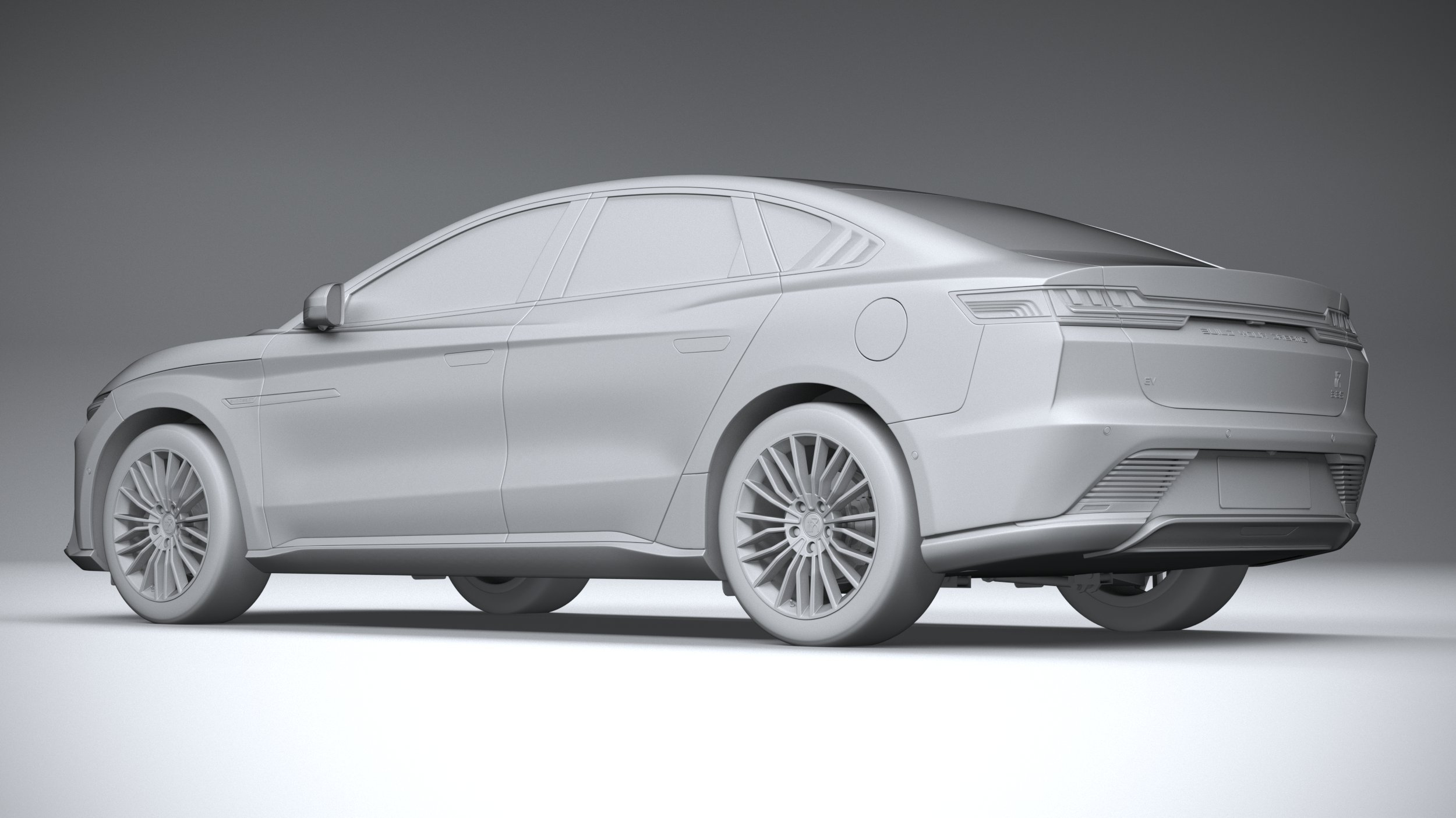 BYD Han 2023 3D 모델 - TurboSquid 1907399