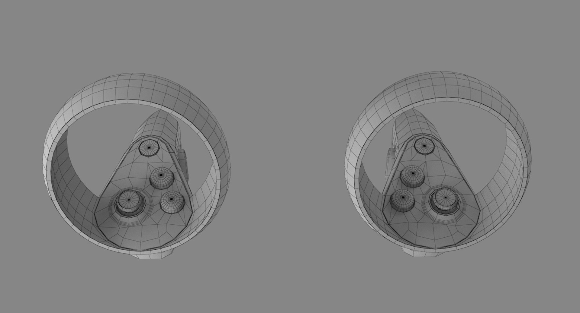Oculus Quest Controllers 3D Model - TurboSquid 1395486