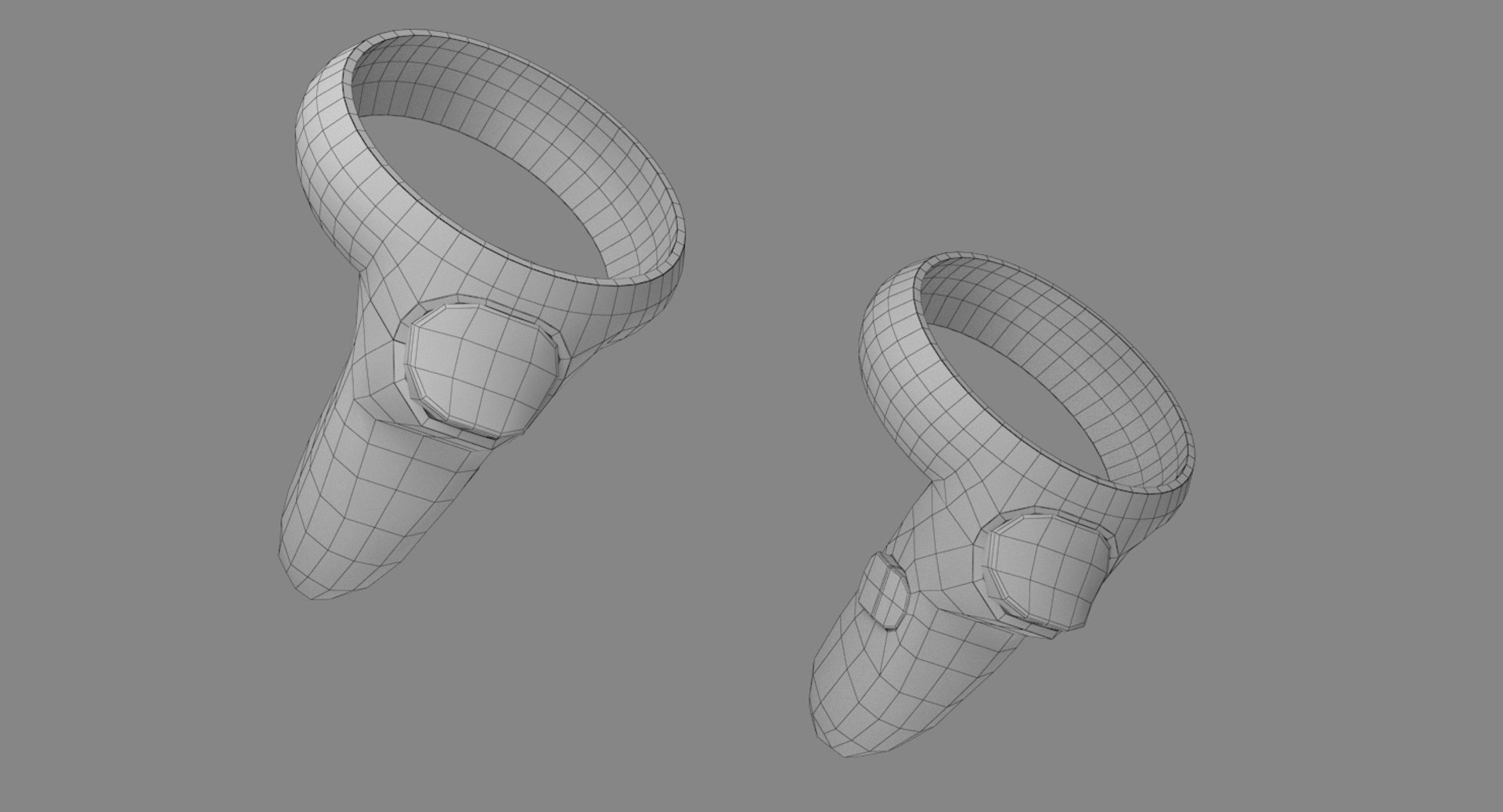 Oculus Quest Controllers 3D Model - TurboSquid 1395486