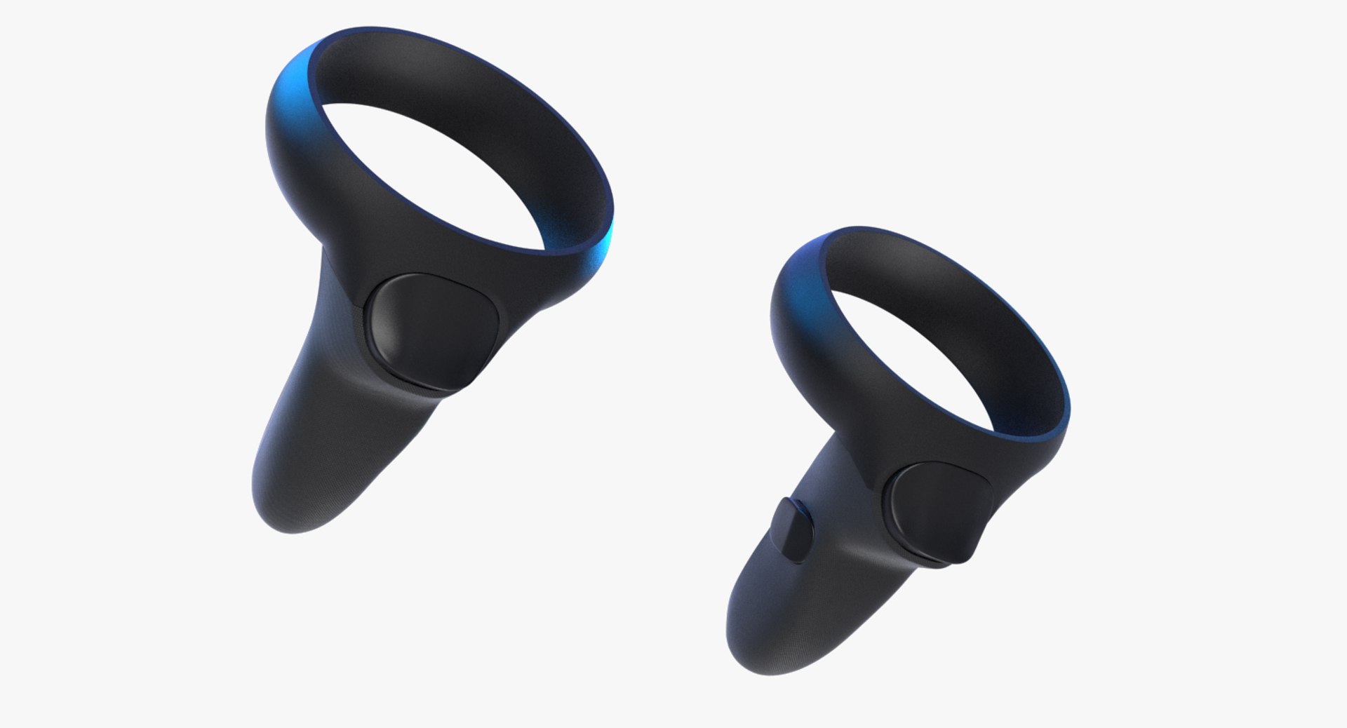 Oculus Quest Controllers 3D Model - TurboSquid 1395486
