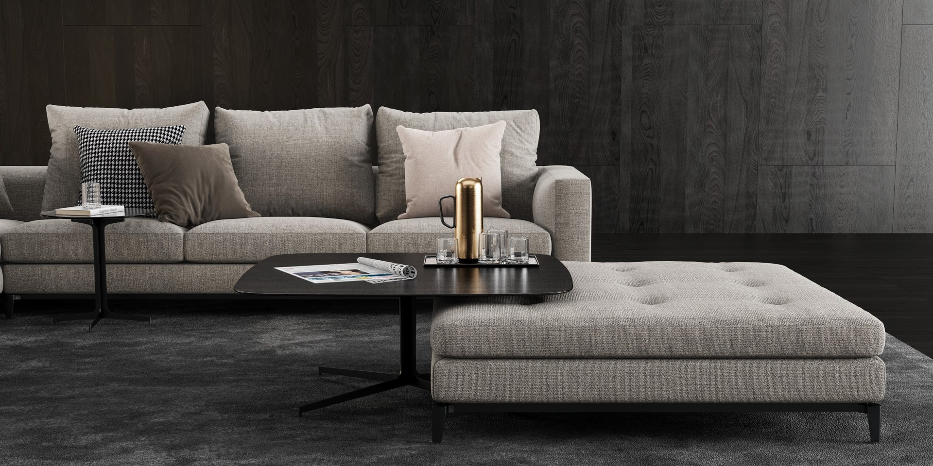 Minotti Andersen Sofa 3D Model - TurboSquid 1241190