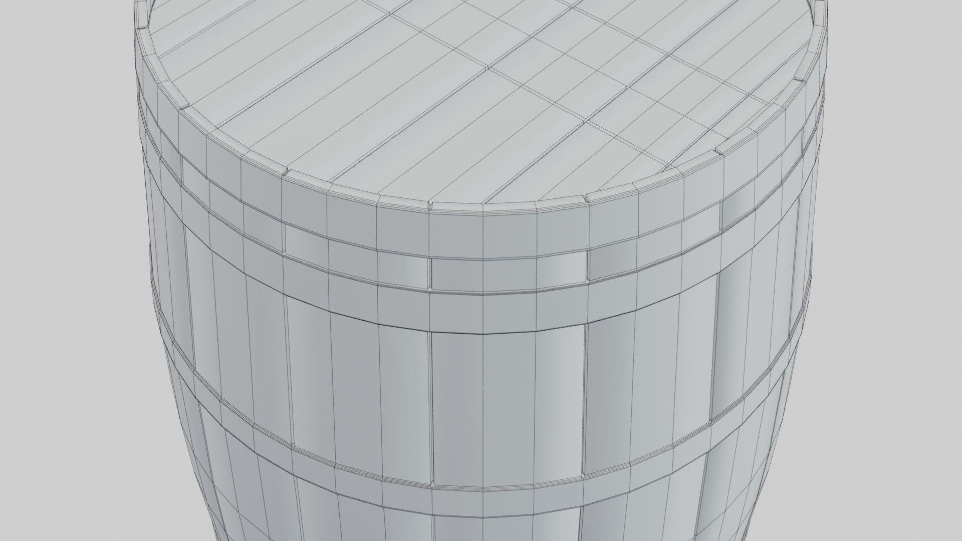 Light Toasted British Barrel 3D Model - TurboSquid 2424809