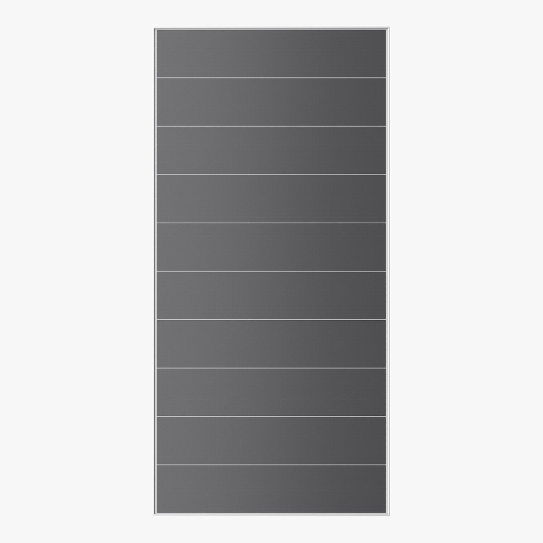 Shingled Cell Solar Panel Basic 3D - TurboSquid 2063345