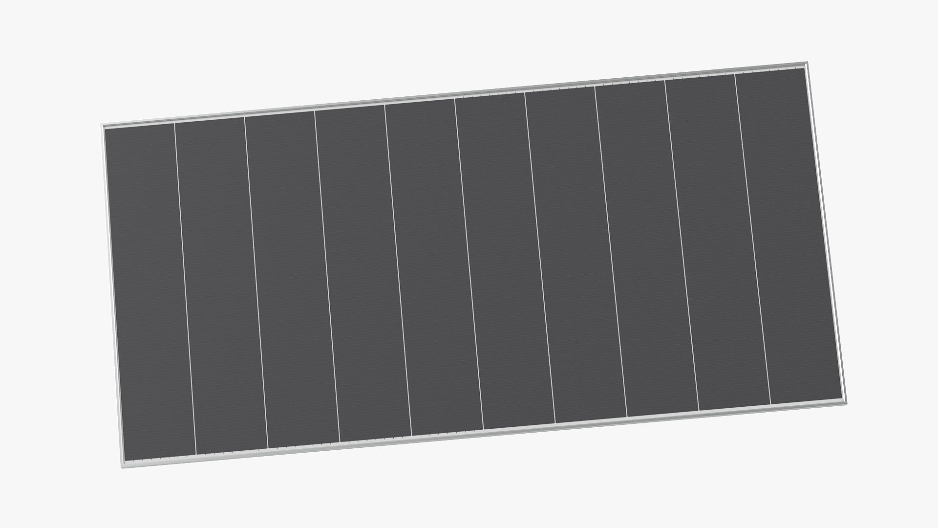 Shingled Cell Solar Panel Basic 3D - TurboSquid 2063345