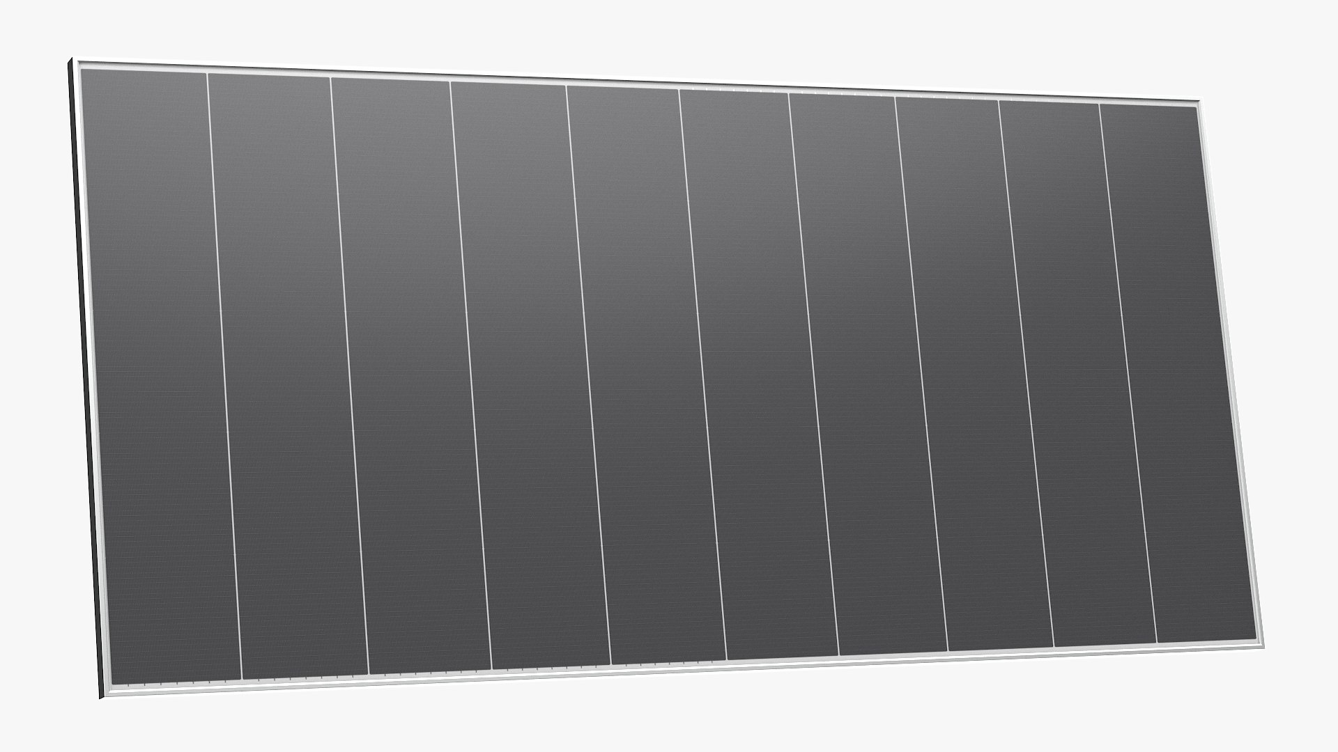 Shingled Cell Solar Panel Basic 3D - TurboSquid 2063345