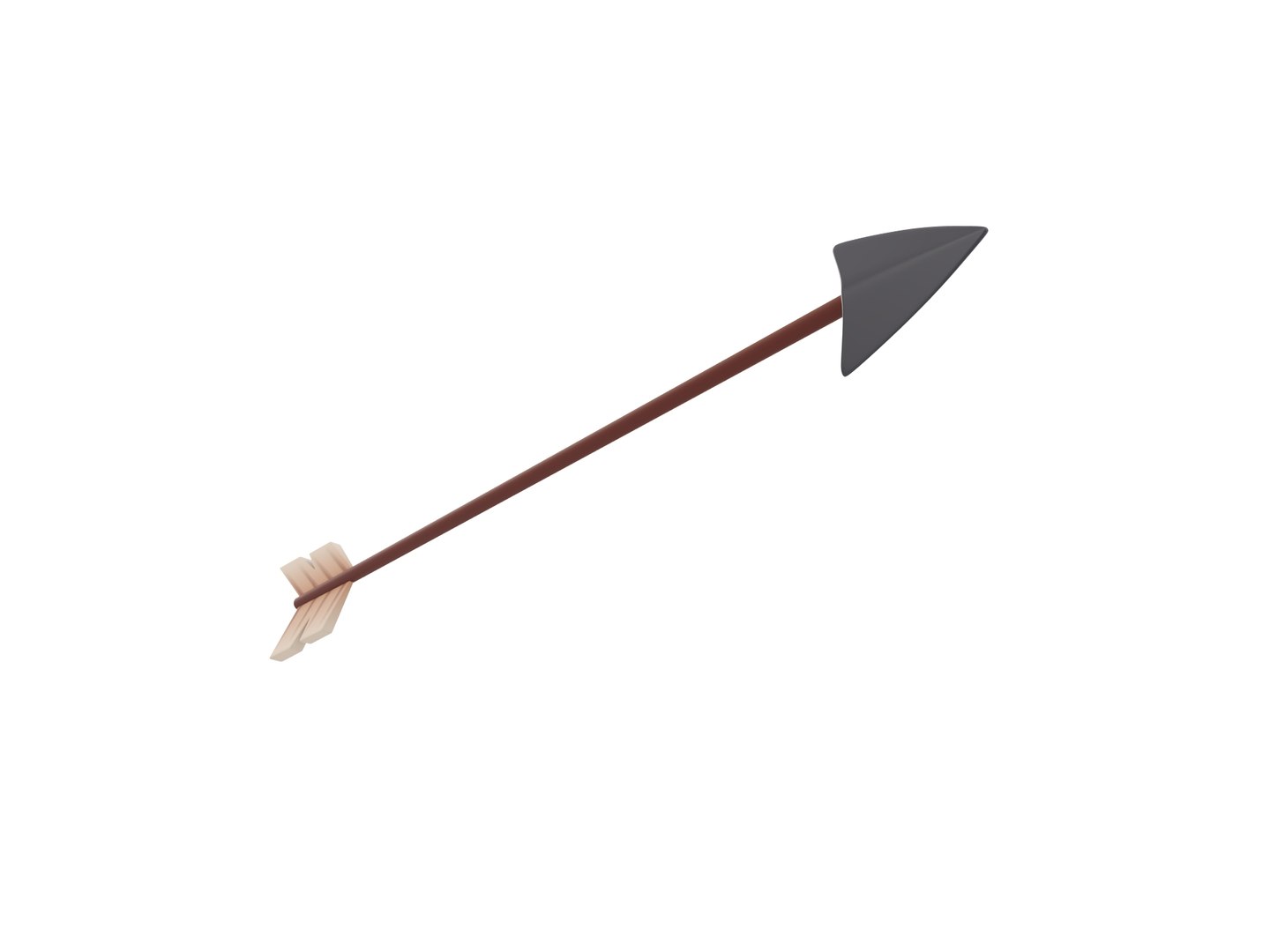 3D Cartoon Arrow Model - TurboSquid 2226788