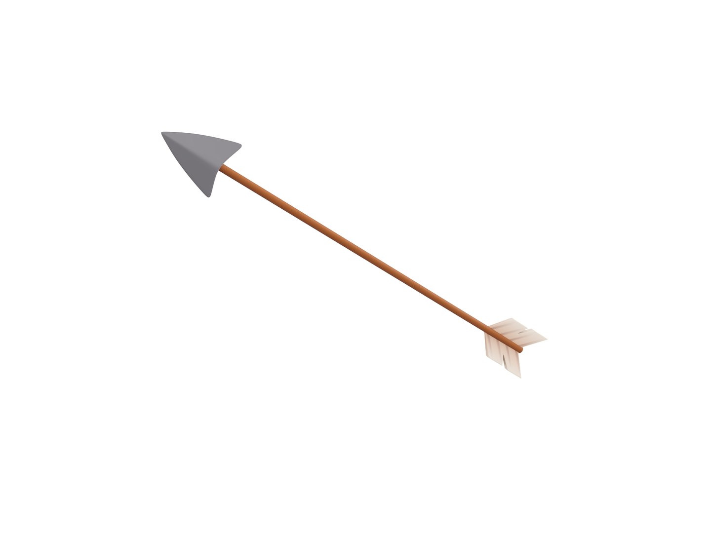 3D Cartoon Arrow Model - TurboSquid 2226788