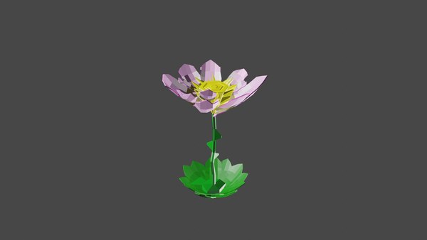 modelo 3d Low Poly Flower gratis - TurboSquid 2062479