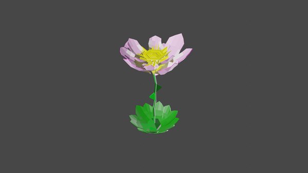 modelo 3d Low Poly Flower gratis - TurboSquid 2062479