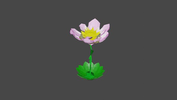 modelo 3d Low Poly Flower gratis - TurboSquid 2062479
