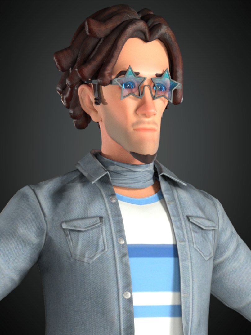 3D Cartoon Rigged Funny Man Character 3D Model Model - TurboSquid 2155370