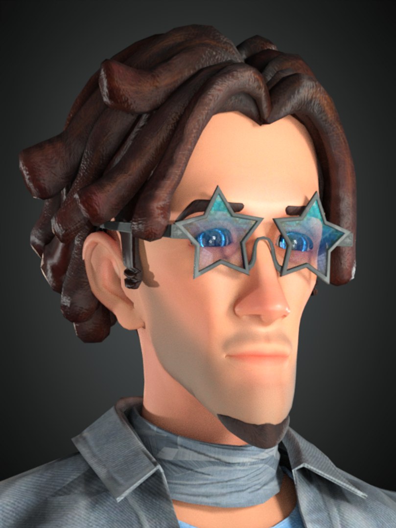 3D Cartoon Rigged Funny Man Character 3D Model Model - TurboSquid 2155370