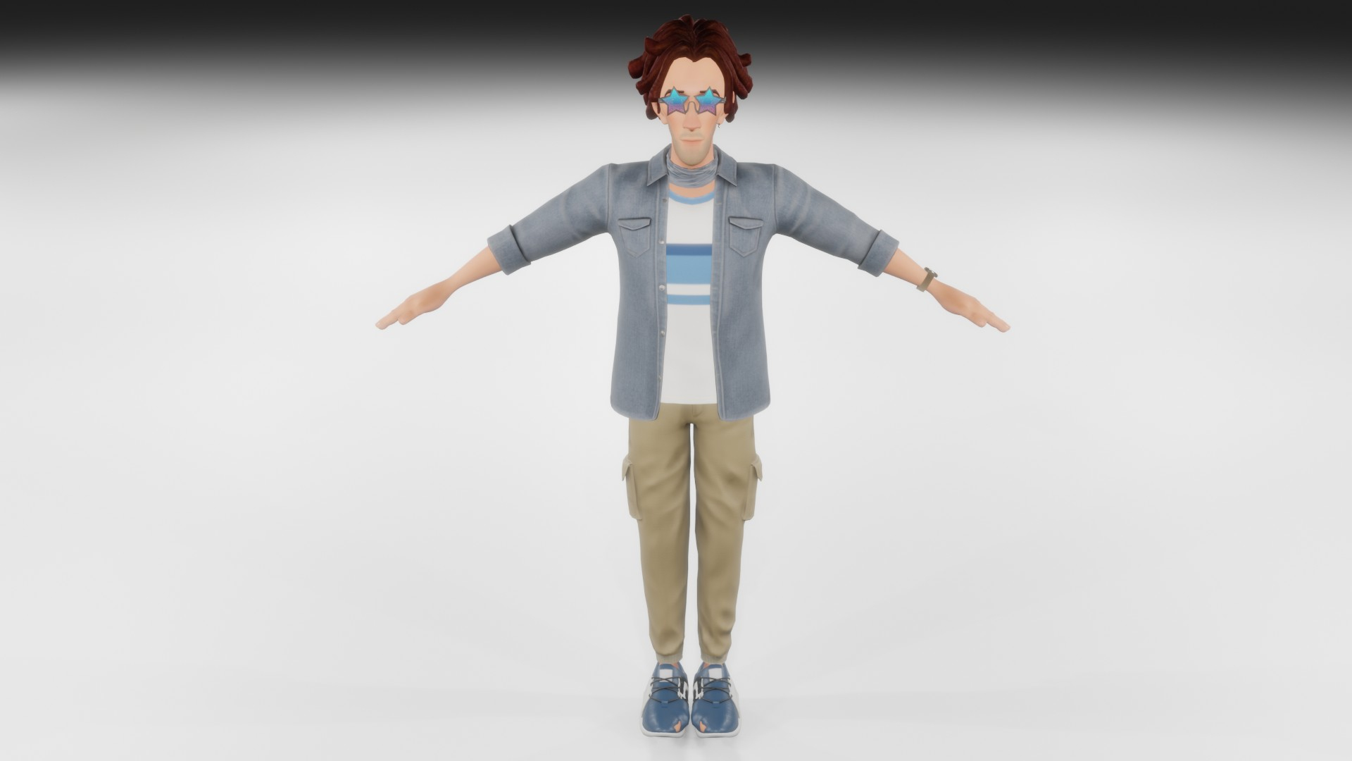 3D Cartoon Rigged Funny Man Character 3D Model model - TurboSquid 2155370