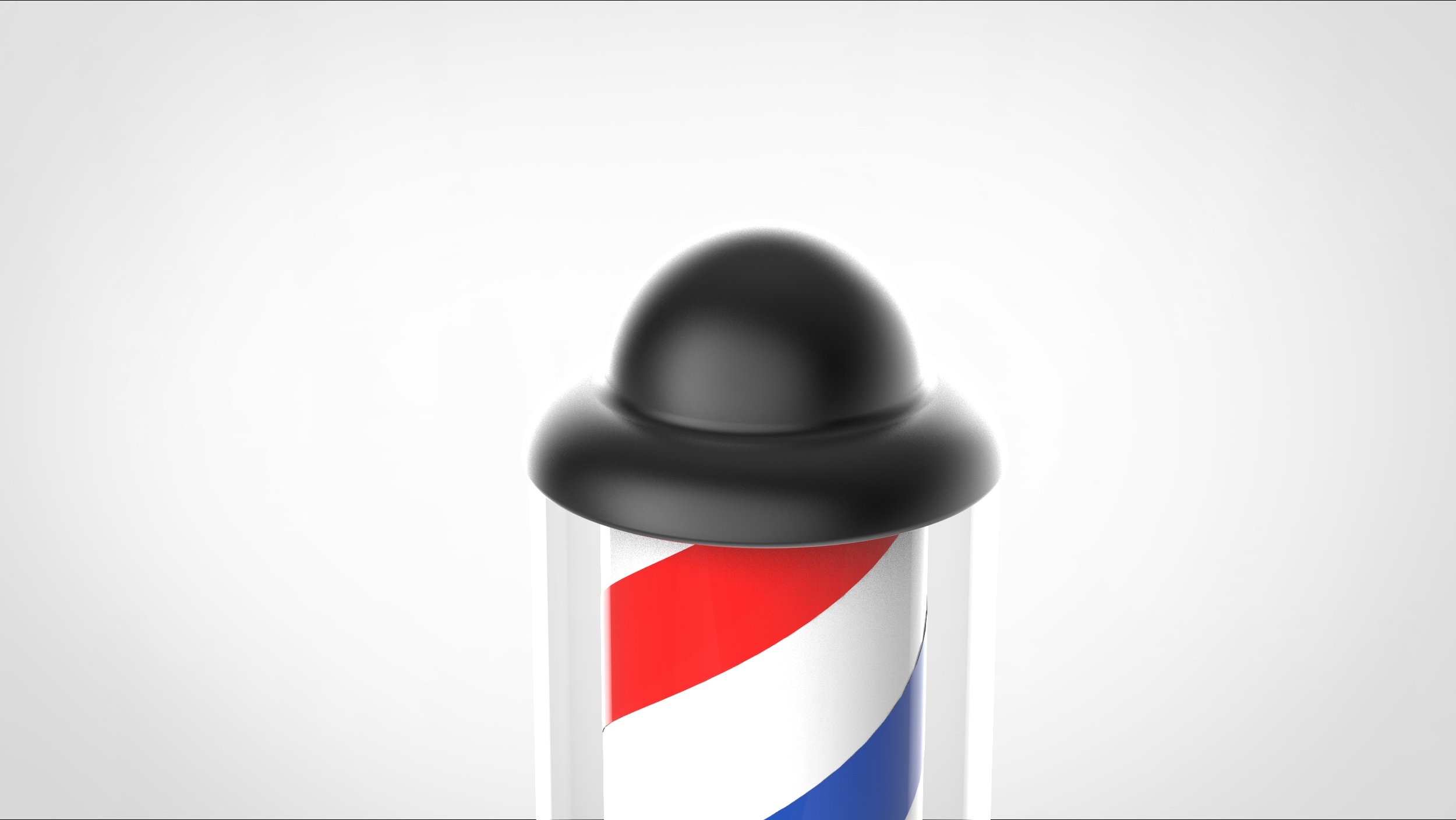 Barber sign 3D model - TurboSquid 1670633