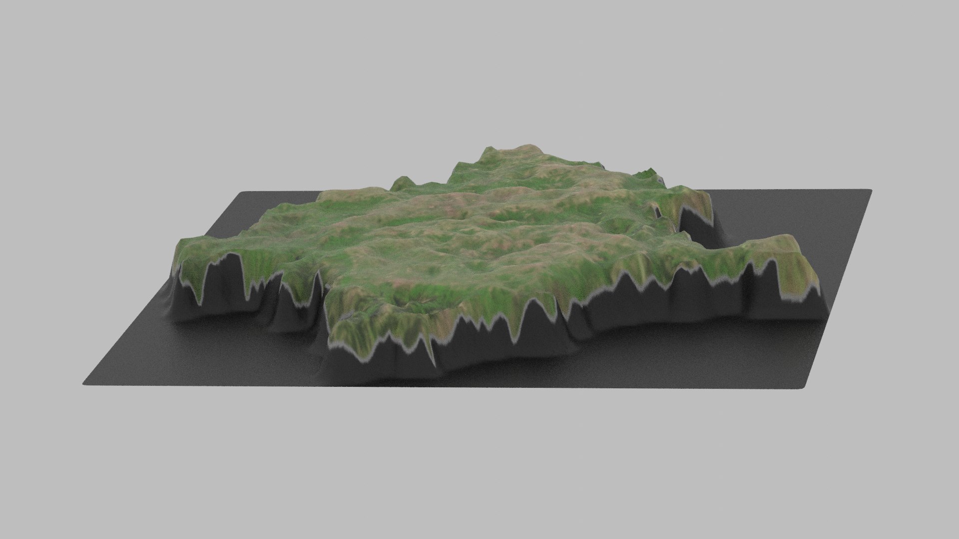 Kosovo Map Country 3D Model - TurboSquid 2076223