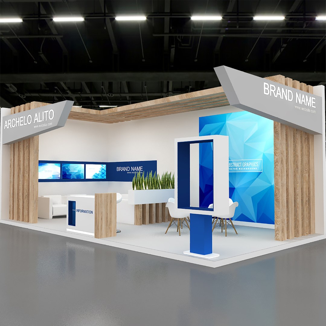 Exhibition 3D Model Model - TurboSquid 2425193