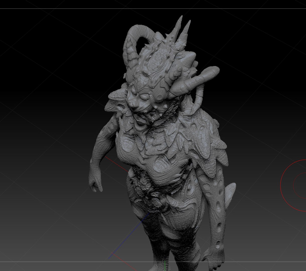 Demon Character 3D Model - TurboSquid 1404319