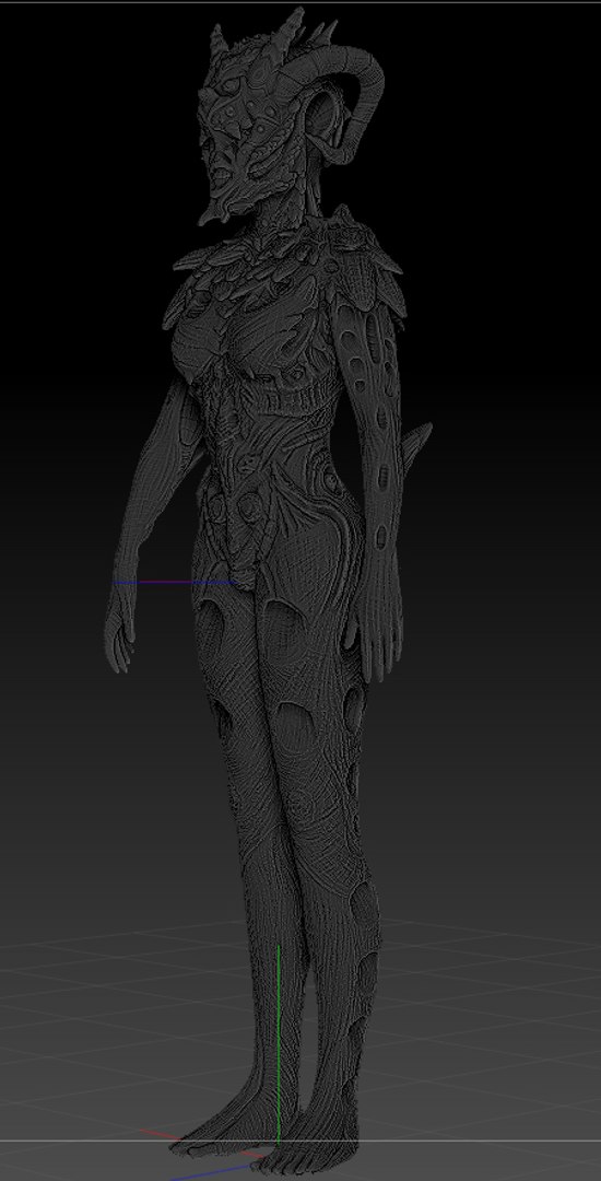 Demon Character 3D Model - TurboSquid 1404319