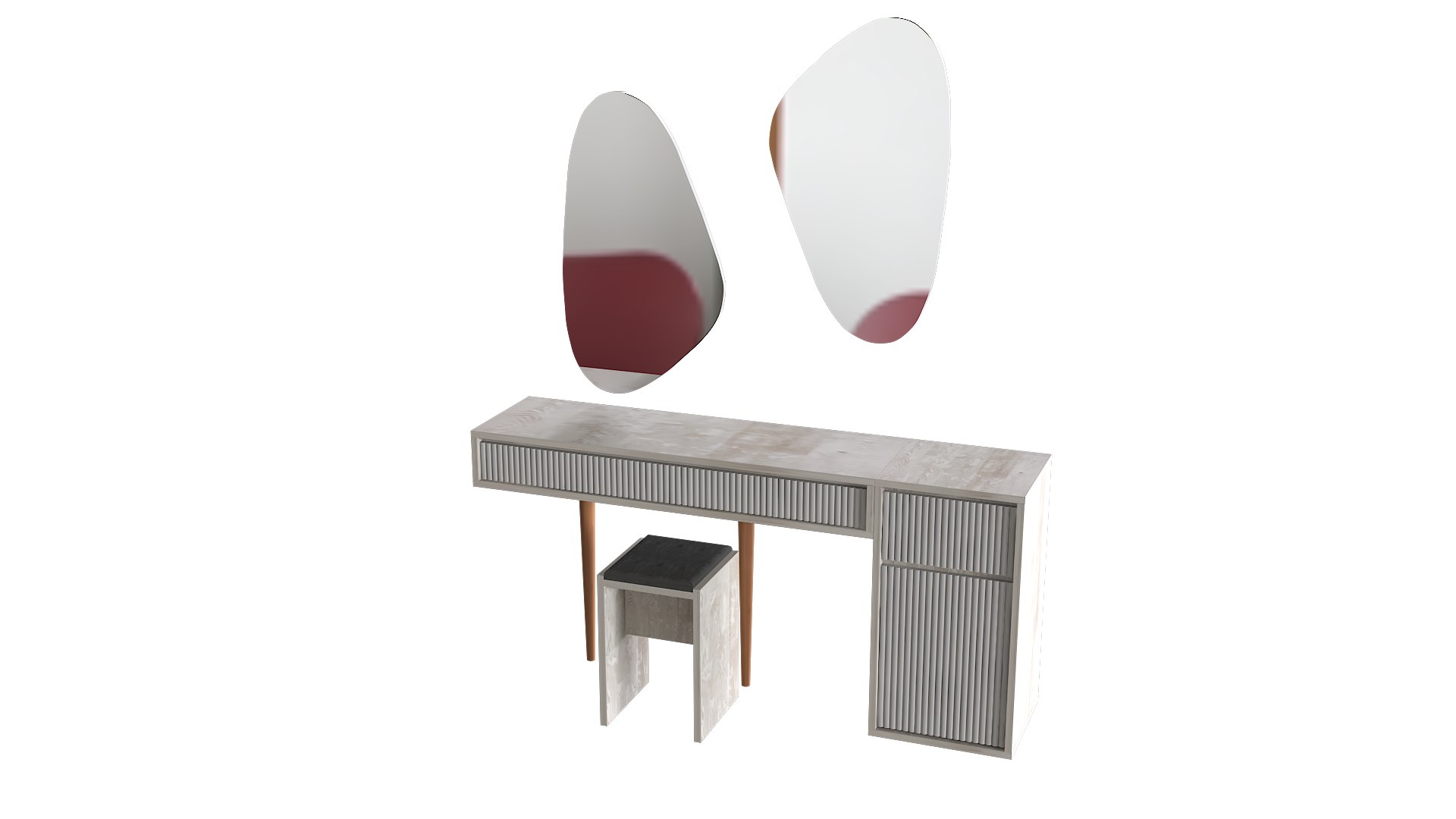 Make up desk - dressing table 3D model - TurboSquid 2137593
