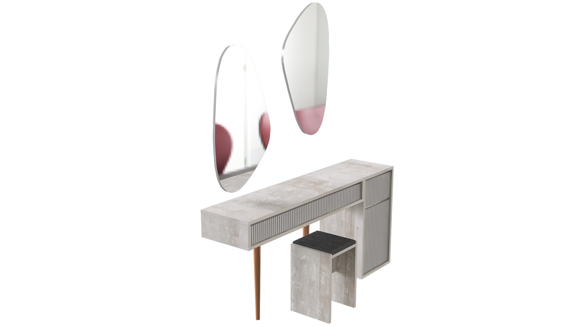 Make up desk - dressing table 3D model - TurboSquid 2137593