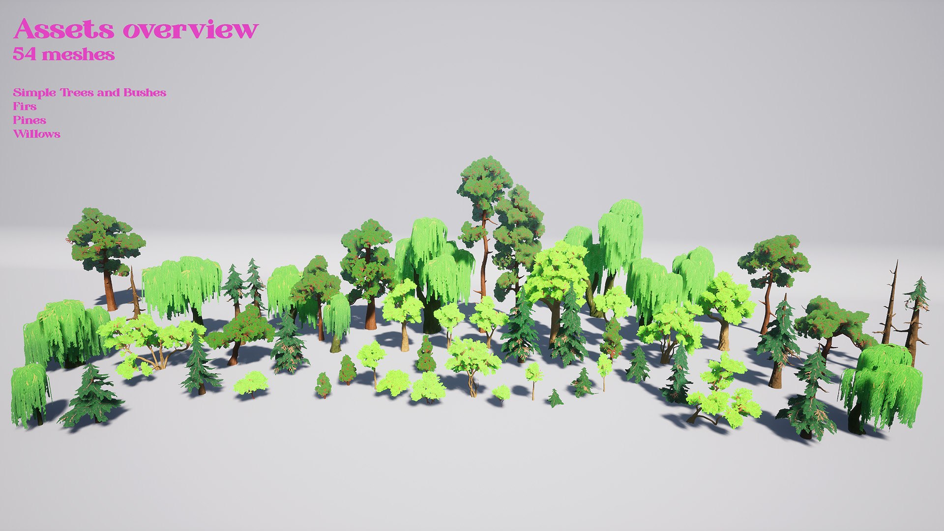 Trees Pack Bundle 3D - TurboSquid 2139944