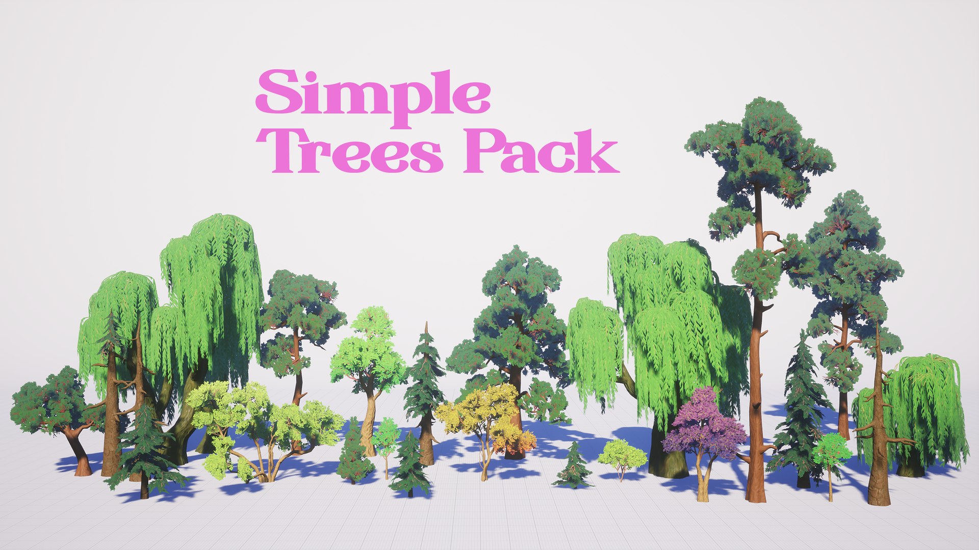 Trees Pack Bundle 3D - TurboSquid 2139944