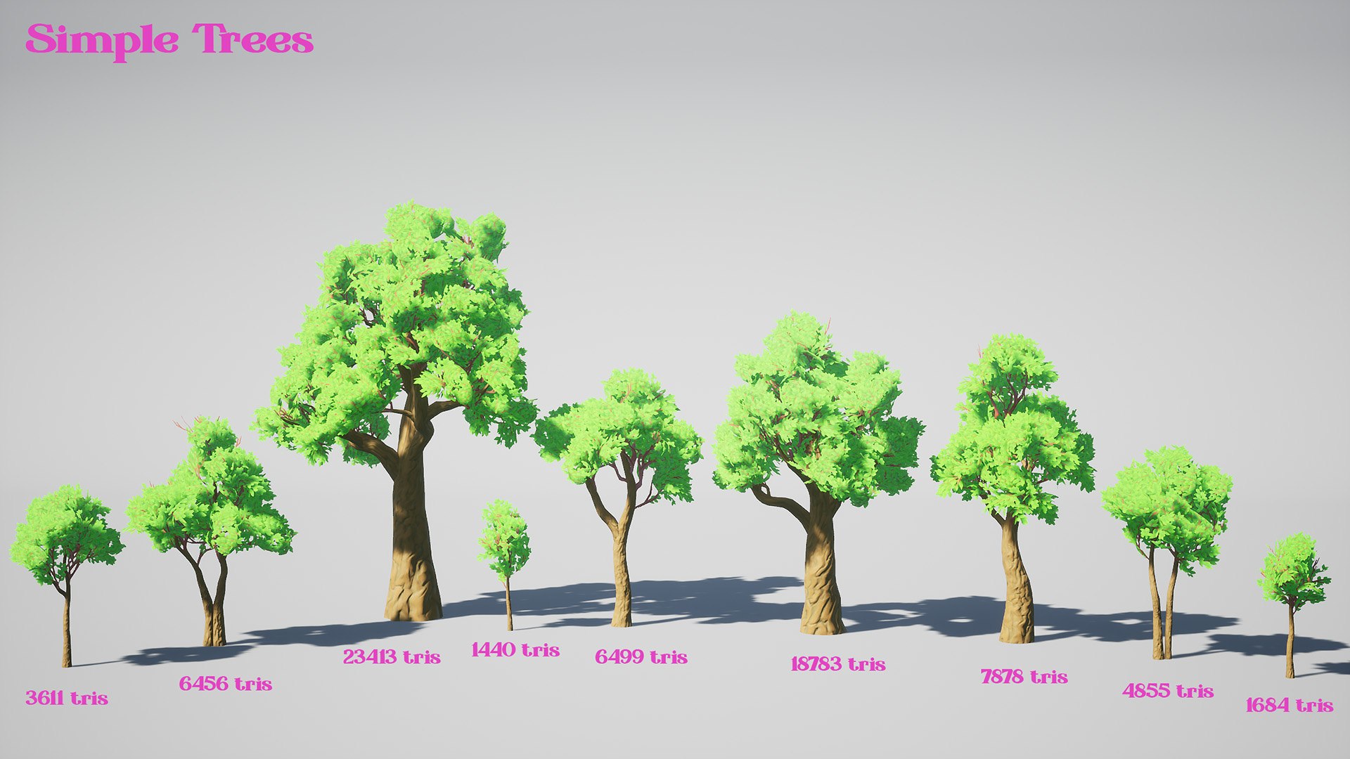 Trees Pack Bundle 3D - TurboSquid 2139944