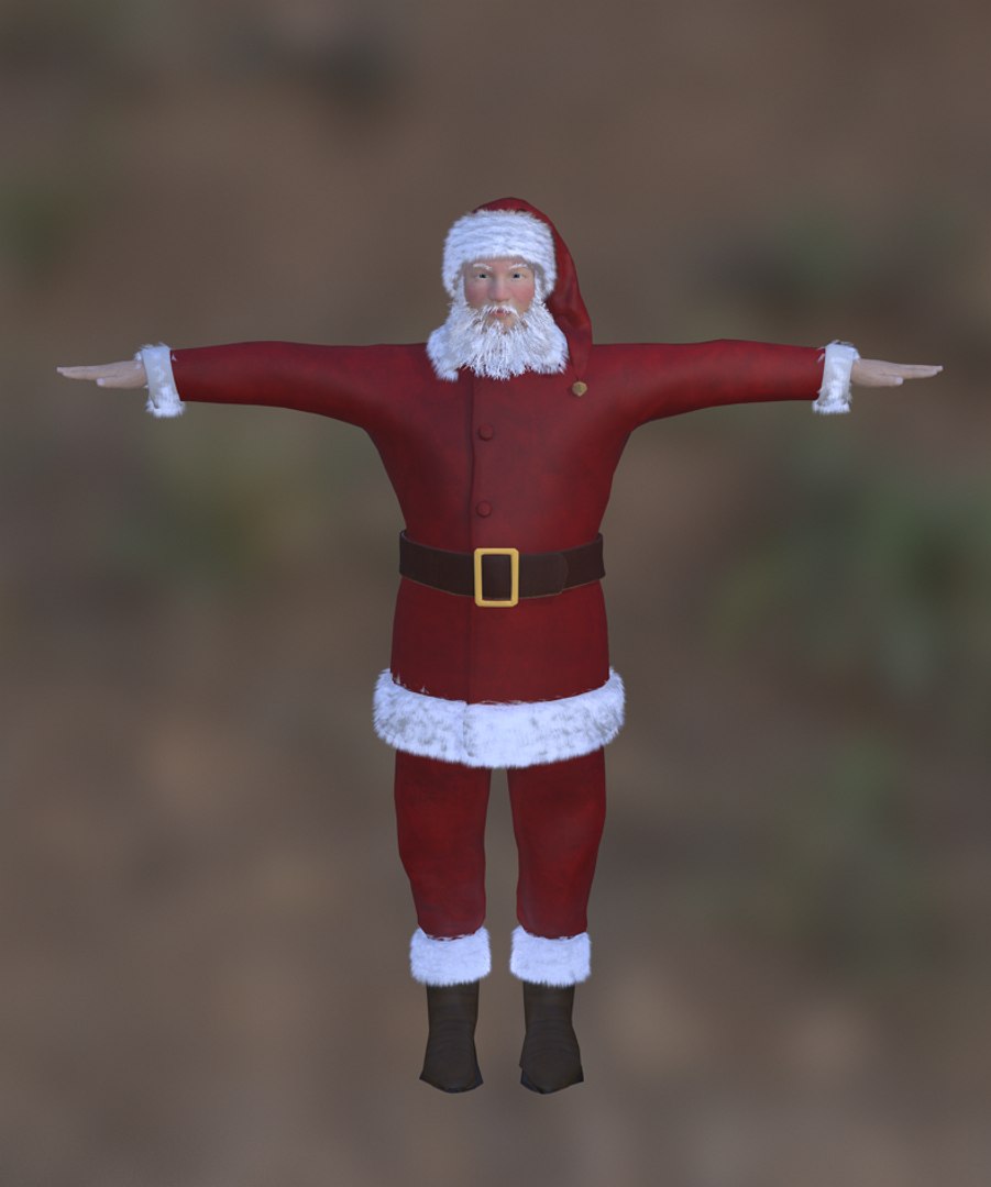 3D Model Christmas Santa Characters - TurboSquid 1435949
