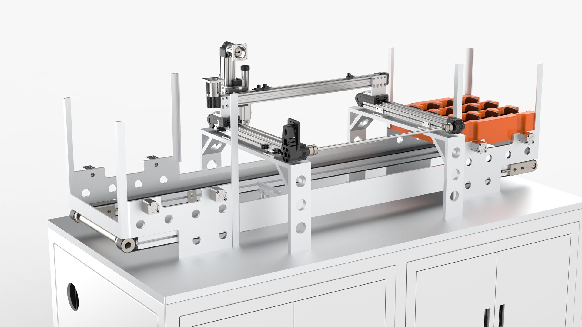 Automatic Tray Dispensing Machine 3D Model - TurboSquid 2136959