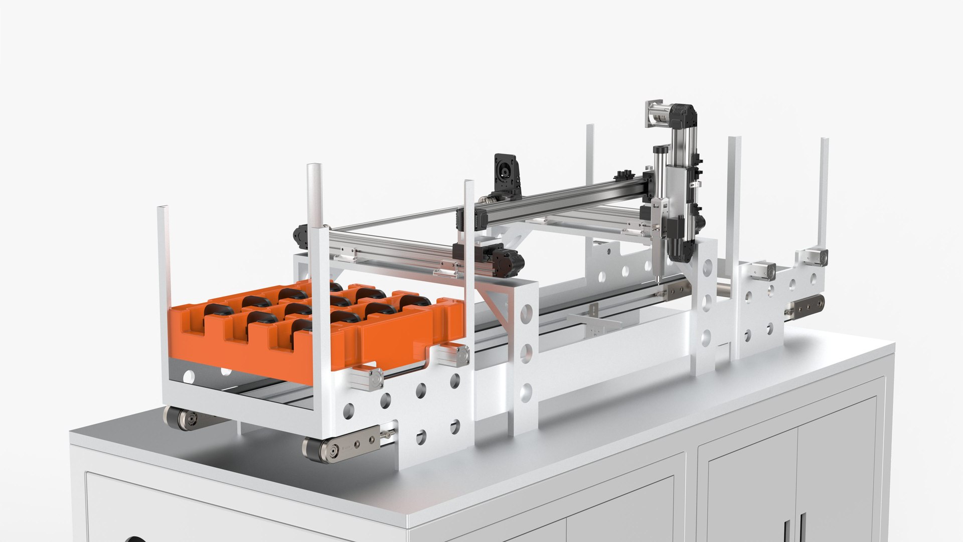 Automatic Tray Dispensing Machine 3D Model - TurboSquid 2136959
