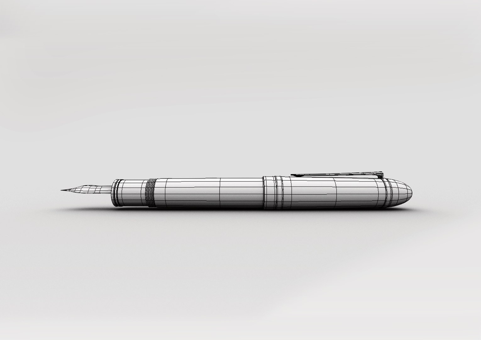 3D Model Fountain Pen - TurboSquid 1167342