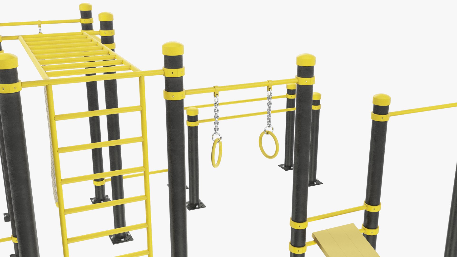 Street Workout Equipment V6 3D Model - TurboSquid 2088690